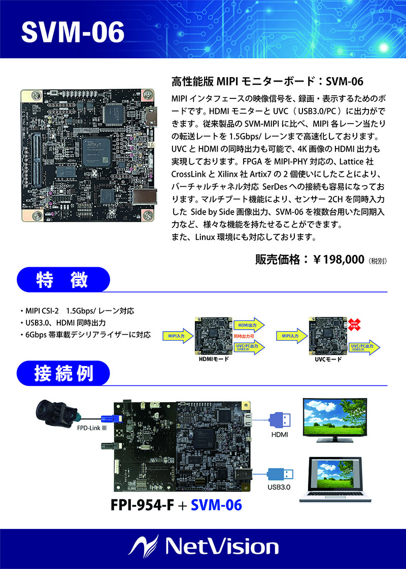 SVM-06カタログ（株式会社ネットビジョン）のカタログ無料ダウンロード｜製造業向けカタログポータル Aperza Catalog（アペルザカタログ）