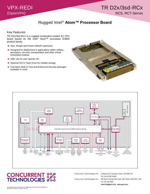 Concurrent #6 TR D2x/3sd-RCx 3U VPX（株式会社ナセル）のカタログ無料ダウンロード | Apérza Catalog（アペルザカタログ） | ものづくり産業向け ...