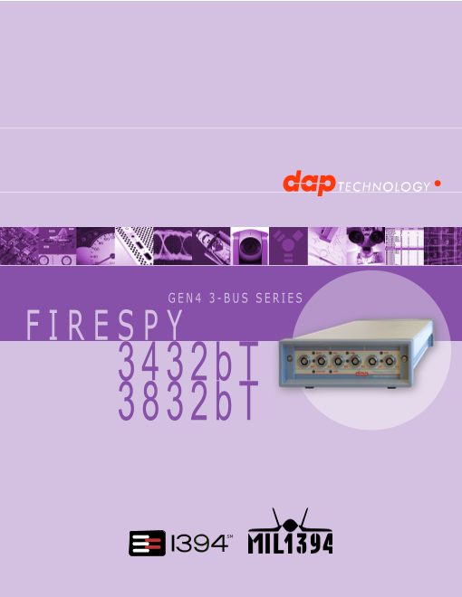 DapTechnology社 IEEE-1394プロトコル・アナライザ FireSpy3432/3832bT（株式会社ナセル）のカタログ無料ダウンロード | Apérza Catalog ...