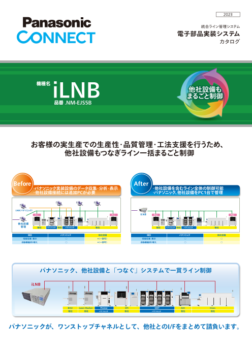 統合ライン管理システム 機種名：iLNB 品番：NM-EJS5B（パナソニック コネクト株式会社）のカタログ無料ダウンロード | Apérza Catalog（アペルザカタログ ...